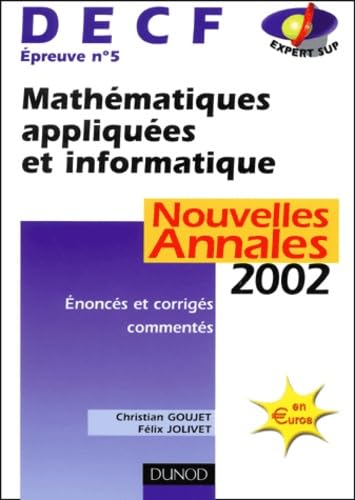 Amazon.in: Buy Mathematiques appliquées et informatique - decf n 5 ...