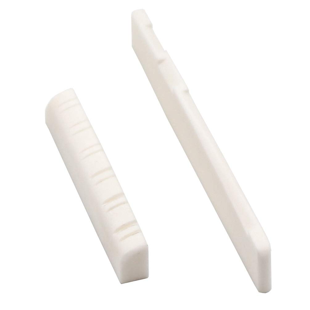 Snapklik.com : DISENS 12 String Guitar Saddle And Nut Slotted Real Bone ...