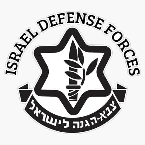 Amazon.com - IDF Israel Defense Forces Black Round Symbol Window Bumper ...