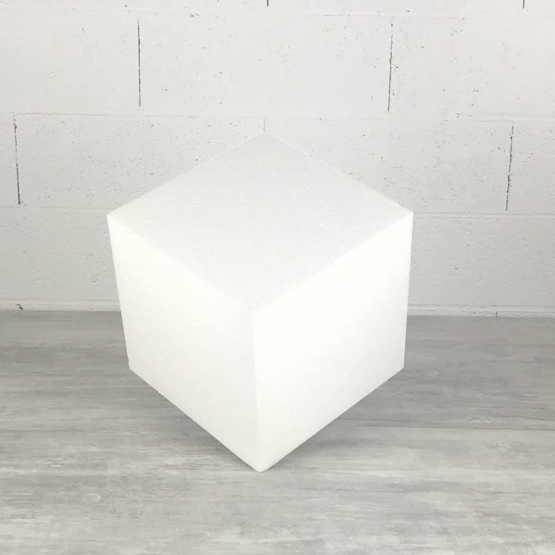 Lealoo Cube en polystyrène 20 x 20 x 20 cm, Styro densité Pro, 28 kg ...