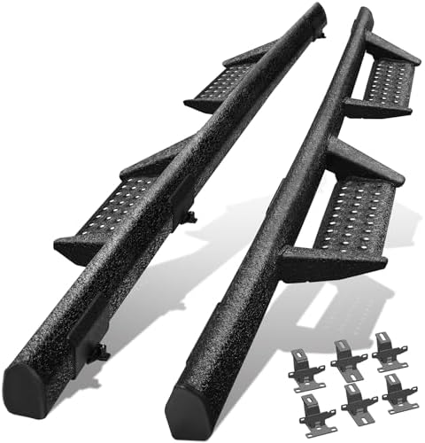 BINARY STAR Curve Design Running Boards Compatible with Vehicle 2018 ...