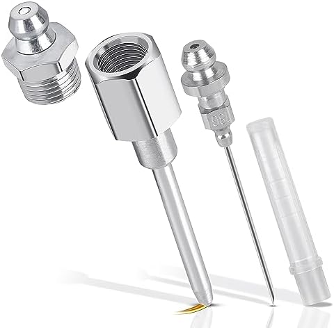 5pcs Grease Injector Needle, Mini Bearing Grease Needle Nozzle Portable ...