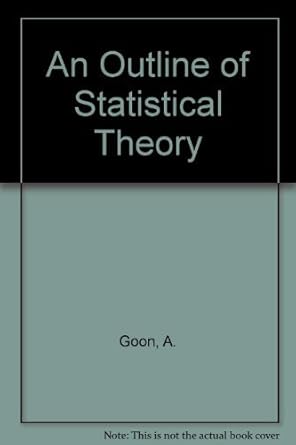 Buy An Outline of Statistical Theory Book Online at Low Prices in India ...