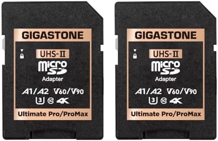 Amazon.com: GIGASTONE UHS-II MicroSD to UHS-II SD Memory Card Adapter ...