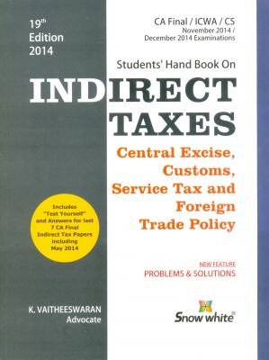 Amazon.in: Buy STUDENTS HANDBOOK ON INDIRECT TAXES Book Online at Low ...