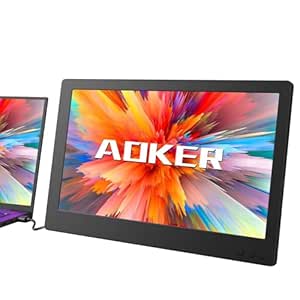 AOKER Portable Laptop Screen Extender - 11.6 Inch 60hz IPS 1366x768 ...
