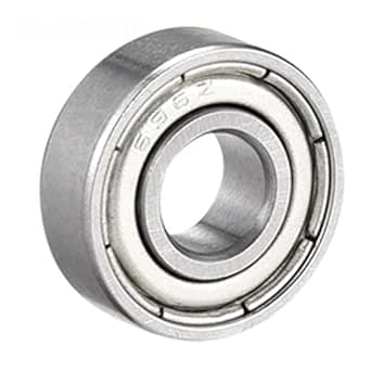 Deep Groove Ball Bearing 696ZZ Double Shield, 6mm x 15mm x 5mm Chrome ...