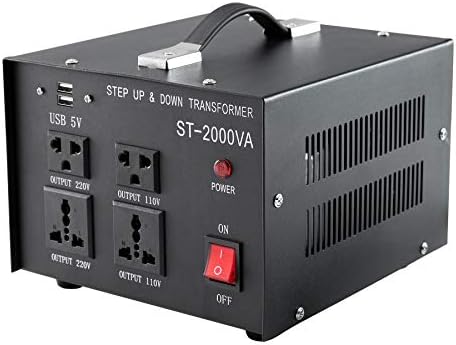 Buy CO-Z 3000W Voltage Transformer, 110V To 240V Step Up Transformer w ...