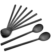 Amazon.com: Korean Spoons - 8 Piece Stainless Steel Set, 8.5 Inch, Gold ...
