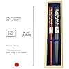 Amazon.com: Premium Japanese Chopsticks Reusable 2prs Set [ Made in ...