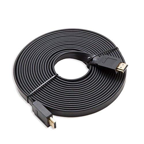 Amazon.com: CableVantage Flat HDMI Cable 50FT Cord Supports 3D Ethernet ...