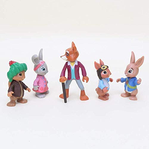 5pcs/Set 6-9 cm Mr.Tod Adventure Pack Toy Figure Set : Amazon.in: Toys ...