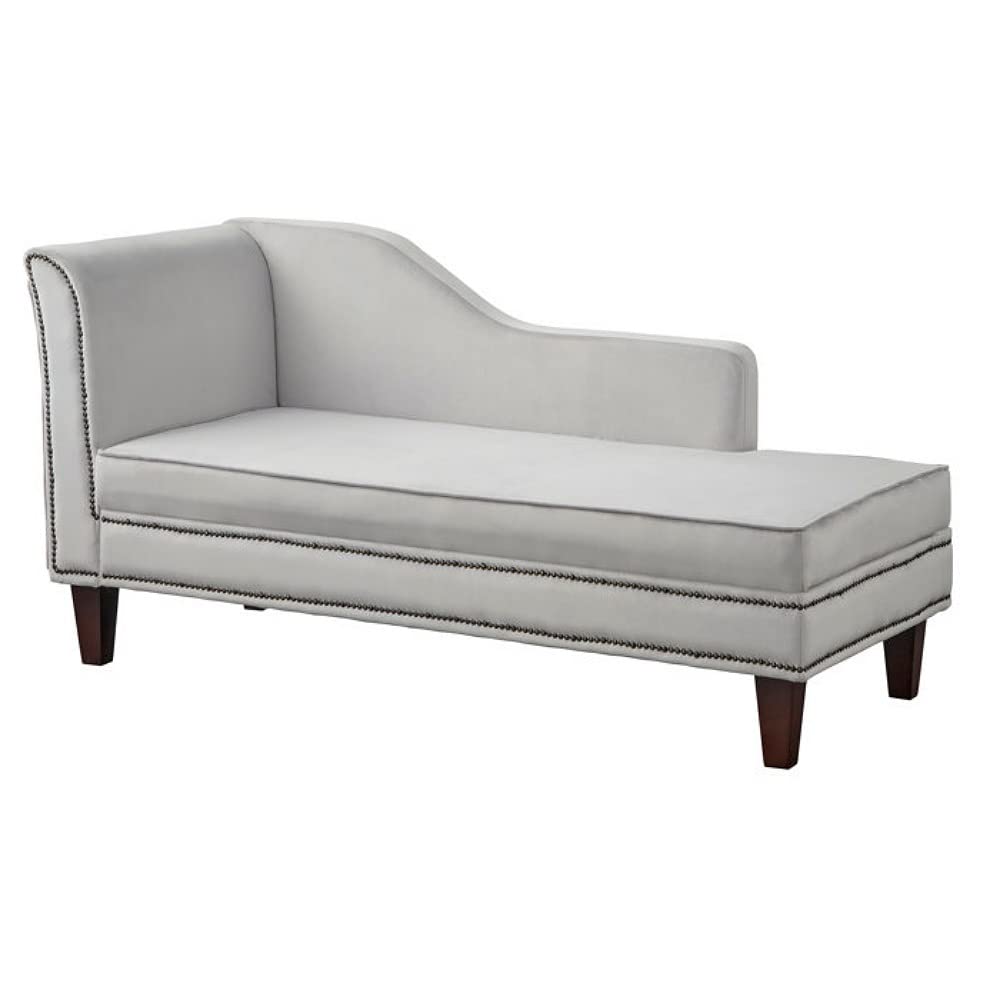 HOMECREST Giselle Storage Chaise Settee Chaise lounges Diwan Sofa for ...