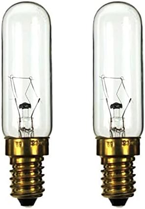 Pack of 2 40W 240V Cooker Hood Bulbs Replacement Universal Small Screw ...