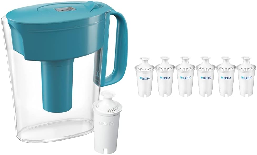 Lançador de filtro de água Brita 6 Cup com filtro Angola | Ubuy