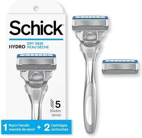 Amazon.com: Schick Hydro 5 Razor (1 Razor Handle with 1 Cartridge ...