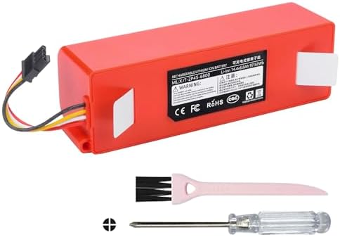 Amazon.com: 6800mAh Replacement Battery for Xiaomi Roborock S50 S51 S52 ...