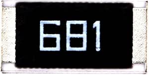 Amazon.co.jp: 50 個 SMD チップ抵抗器 2512 1W 680R 680 オーム 681 5% 固定抵抗 DIY キット ...