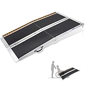 Amazon.com: 3FT Portable Wheelchair Ramp FACHNUO Slip-Resistant Widened ...