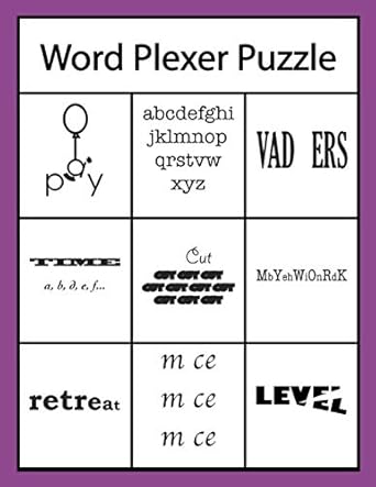 Word Plexer Puzzle: Rebus Puzzles Word or Phrase Fun and Challenge Game ...