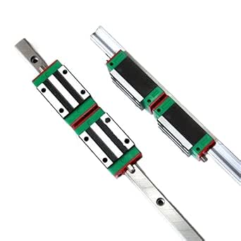 Amazon.com: Linear Rail, Linear Sliding Gide 4pcs HGH25CA Slider + 2pcs ...