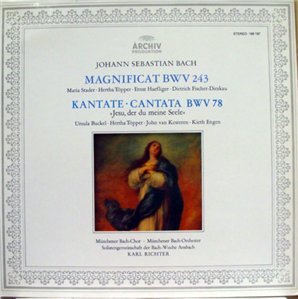 Amazon.com: Bach: Magnificat BWV 243 / Kantate - Cantata BWV 78: CDs ...