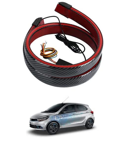 MATIES 12V Car Rear Roof Lip Spoiler Flexible Strip for Tiago-Ev-Tata ...