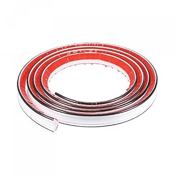 sourcing map Flexible Molding Trim Caulk Strip 1.06" x 8.2ft Peel and ...
