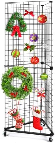 Amazon.com: NectaCol Grid Wall Panels, 2 Packs 2'x 6' Gridwall Display ...