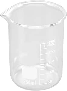ULTECHNOVO Glass Beakers Borosilicate Graduated Measuring Low Form Glass Beaker 3 Sizes 50ml ...