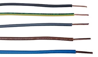 10M 2.5mm Blue 6491X Single Core Conduit Wire Cable : Amazon.co.uk: DIY ...