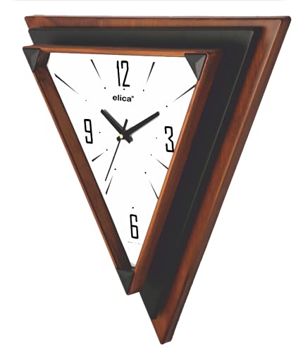 Buy Elica Retro Triangle Pendulum Wall Clock (39.5 cm x 7 cm x 39.5 cm ...