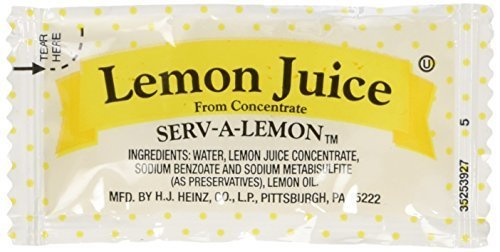 Amazon.com: Portion Pac Lemon Juice Packets - 4 gram (25 ct.) : Grocery ...