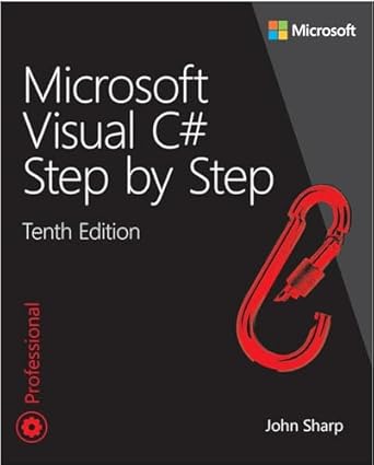 Microsoft Visual C# Step by Step (Developer Reference): 9780137619832 ...