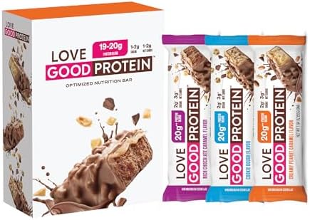 Amazon.com : Love Good Fats High Protein Bars - Variety Pack Protein ...