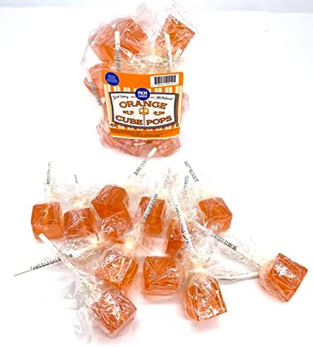 Amazon.com : PKM Candies - 12 CT OLD FASHIONED SQUARE Cube Lollipop ...