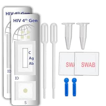 HIV 4th Generation Rapid Home Self-Test Kit (Pack of 2) : Amazon.in ...