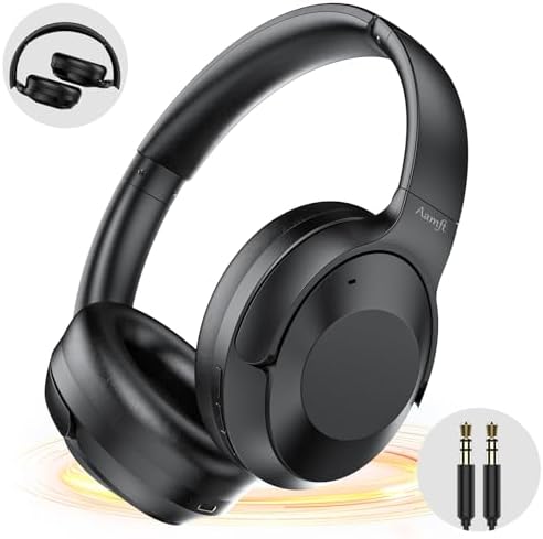 Amazon.com: EAORUL Active Noise Cancelling Headphones, 100H Playtime ...