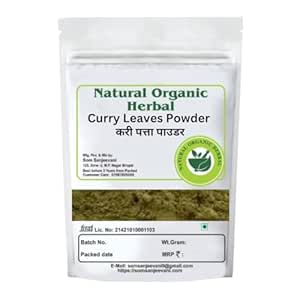 Natural Organic Herbal Curry Leaves Powder -50g -Meethi Neem - Pure-No ...