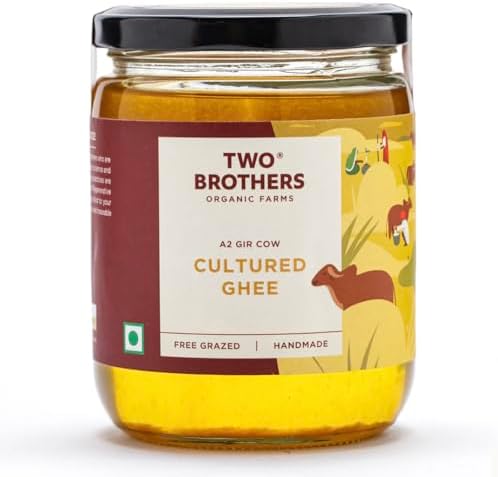 Amazon.com : Two Brothers Organic Farms - Grass Fed A2 Ghee 16 Fl Oz ...