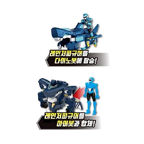 Mini Force Super Dino Power 2 Megalodon Bolt Armorbot Transformer Armor ...