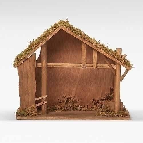 Amazon.com: Fontanini by Roman Inc., Wood Moss Box Stable, 5 ...
