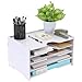 Amazon.com: Desktop Paper Organizer Tray 4 Tier,Desk File Paper Sorter ...