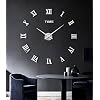 Amazon.com: SIEMOO Large DIY Wall Clock Kit, 3D Frameless Wall Clock ...