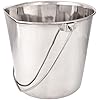 Amazon.com: ProSelect Stainless Steel Flat Sided Pails — Durable Pails ...
