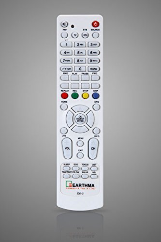 Buy Earthma Universal Remote iON-2 White for any TV, STB/DTH Online at ...