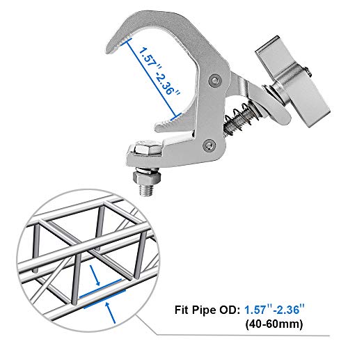 Snapklik.com : Truss Clamp Stage Lights Clamp 1.57-2.36 Inch, 4PCS ...