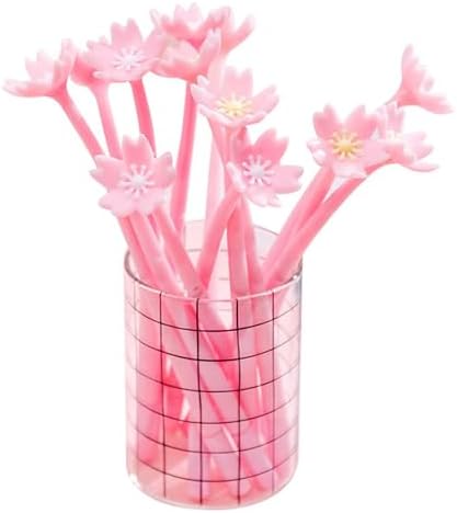 Amazon.com: YYaaloa 12pcs Cute Pink Flower Gel Ink Pens Writing Pens 0. ...