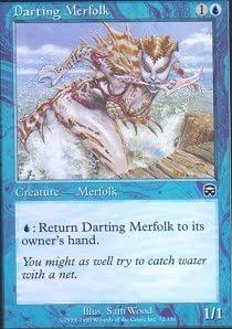 Amazon.com: Magic: the Gathering - Darting Merfolk - Mercadian Masques ...