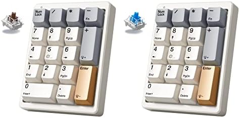 Amazon.com: Kisnt Mechanical Number Pad Brown Switch &Blue Switch ...